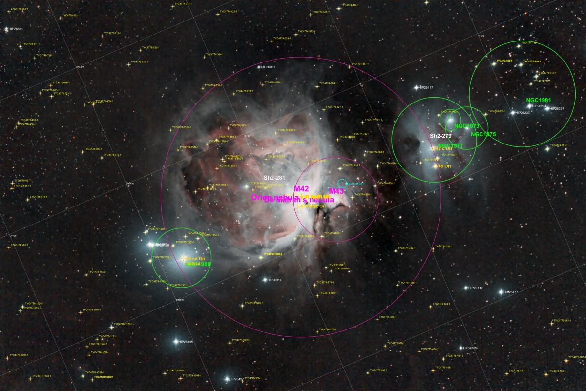M42 - The Orion Nebula - redshiftastro